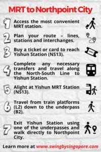 How to get to Northpoint City by MRT? - COMPLETE GUIDE